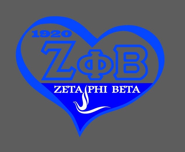 Zeta Phi Beta Cut File Silhouettecricut Jpeg Svgdfx Eps - Etsy