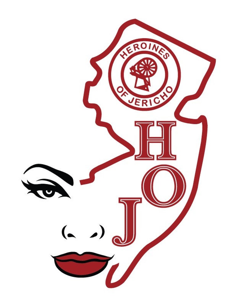 HEROINES of JERICHO Lady New Jersey Cut File, Silhouette,cricut, Jpeg ...