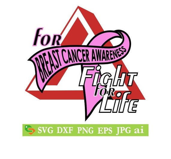 Delta Sigma Theta Breast Cancer Awareness Cut File - Etsy