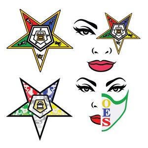 OES Order of the Eastern Star 20 Design Pack,oes Design Bundle,svg Cut ...