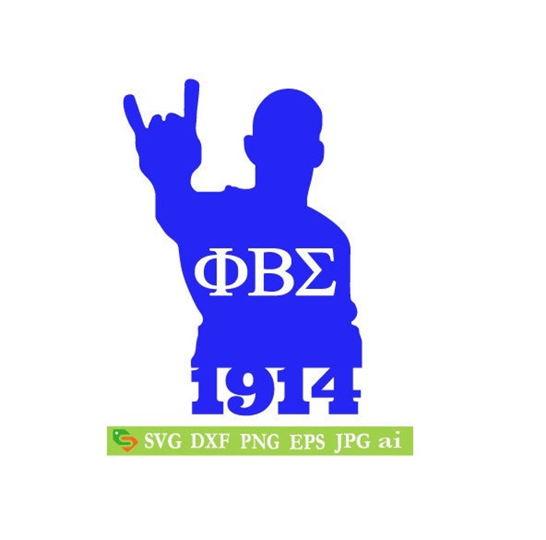 Phi Beta Sigma hand sign cut File SilhouetteCricut Jpeg | Etsy