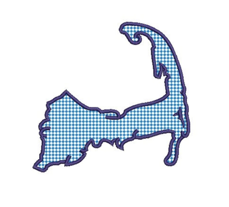 Cape Cod Applique and Filled Stitch Embroidery Designs - Etsy
