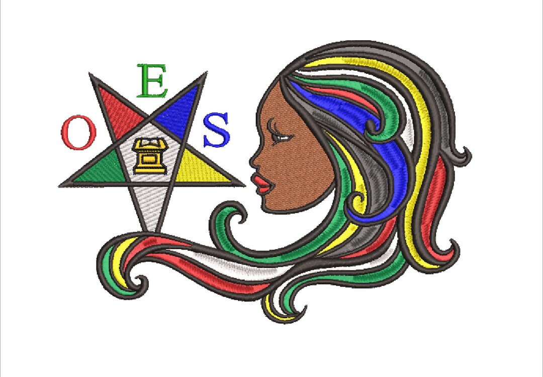 Lady OES Machine Embroidery Design Files - Etsy