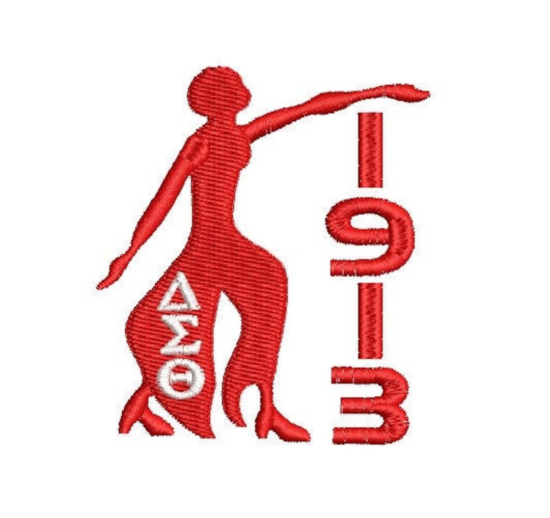 Delta Sigma Theta 1913 Lady of Fortitude Embroidery Design - Etsy