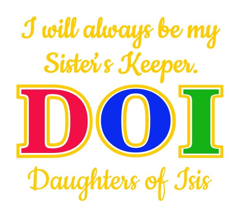 Daughters of Isis DOI Sisters Keeper Cut File, Silhouette Cricut, Jpeg ...
