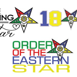 OES Order of the Eastern Star SVG Design Bundle (digital Download) - Etsy
