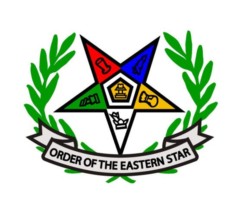 OES Order of the Eastern Star Cut File Silhouette Cricut - Etsy