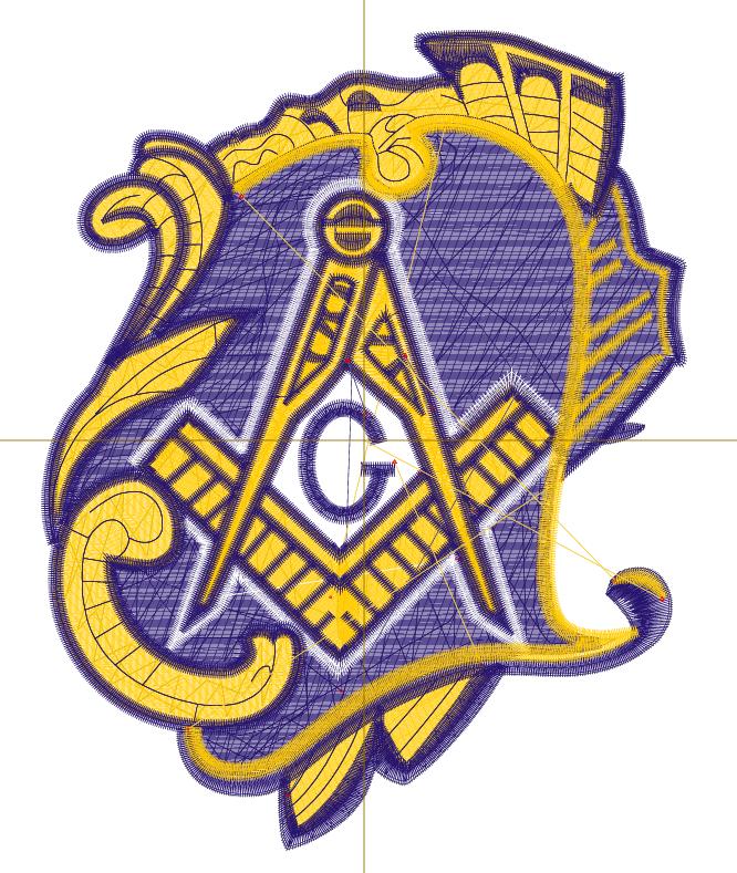 Masonic Compass Freemason Machine Embroidery Design Files - Etsy