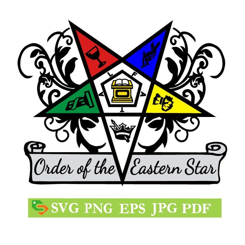 Eastern Star Clipart - Etsy