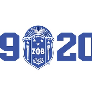 Zeta Phi Beta Shield 1920 Cut File, Silhouette,cricut, Jpeg, Svg,dfx ...