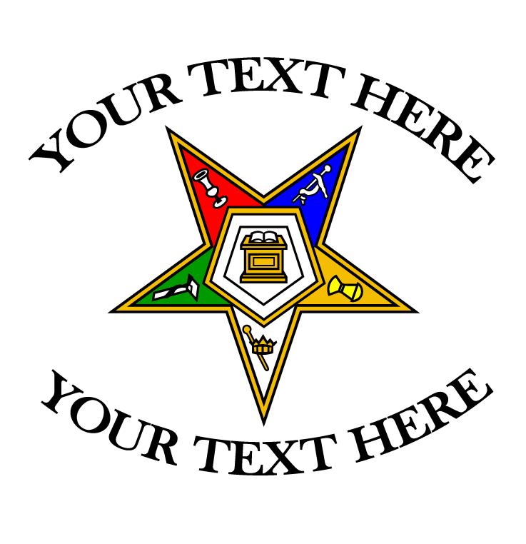 OES Order of the Eastern Star Custom Text, Jpeg, Svg, Eps, Png, - High ...