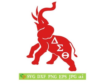 Delta Elephant Svg | Etsy
