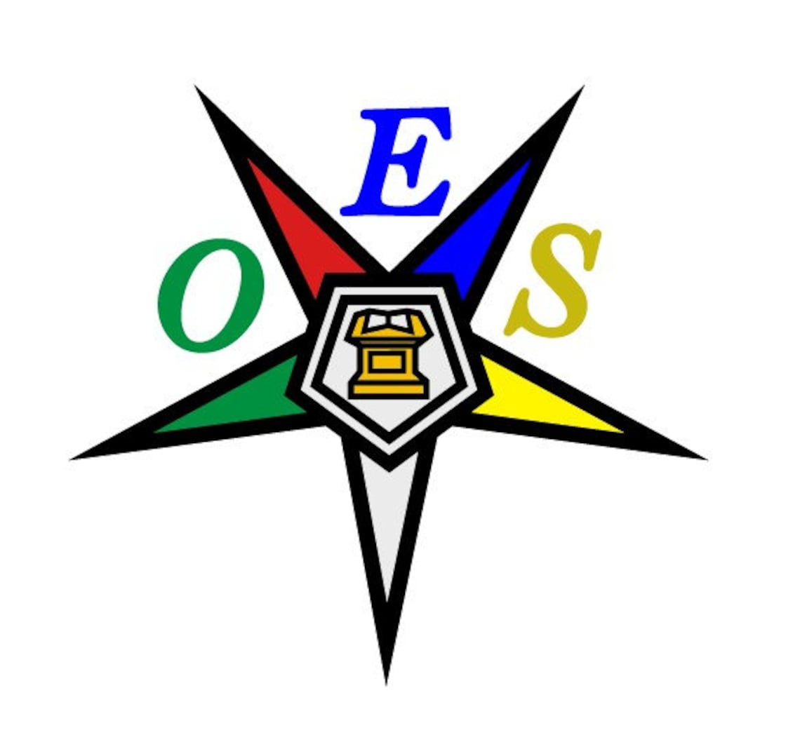 OES Order of the Eastern Star Cut File Silhouette Cricut | Etsy