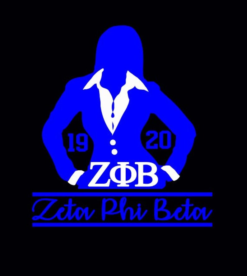 Zeta Phi Beta Boss Lady Svg Silhouettecricut Jpegsvg Eps - Etsy