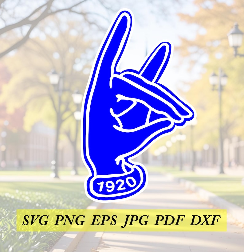 Zeta Phi Beta Hand Sign Cut File, Silhouette,cricut, Jpeg, Svg,dfx Eps ...