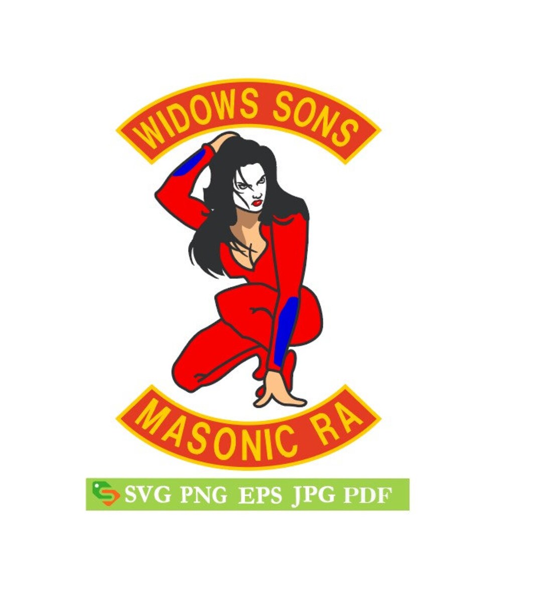 Widows Sons Masonic RA cut File SilhouetteCricut Jpeg - Etsy Portugal