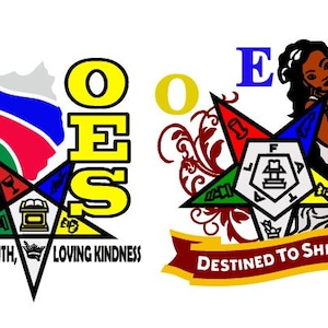 OES Order of the Eastern Star SVG Cut File Bundle (digital Download) - Etsy