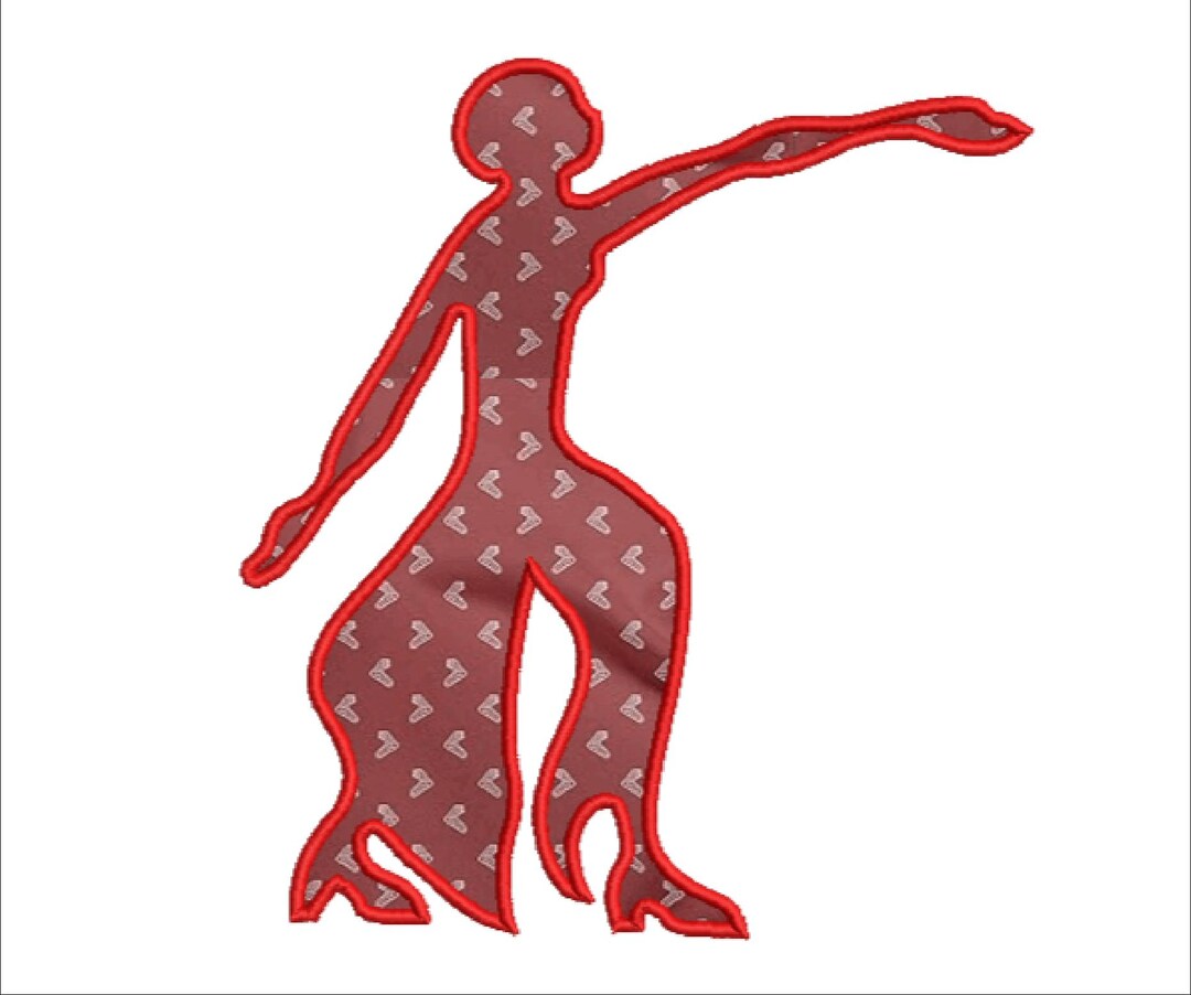Delta Sigma Theta Lady of Fortitude Applique Machine Embroidery Design ...