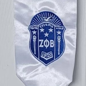 Zeta Phi Beta Shield Machine Embroidery Design Files, Digital Download ...