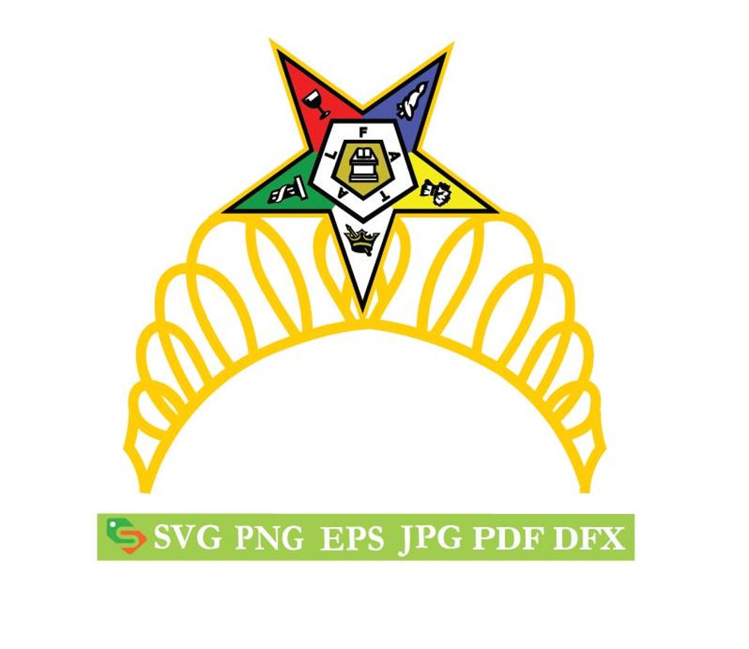 Order of the Eastern Star Crown SVG,PNG, Delta Sigma Theta Clipart ...