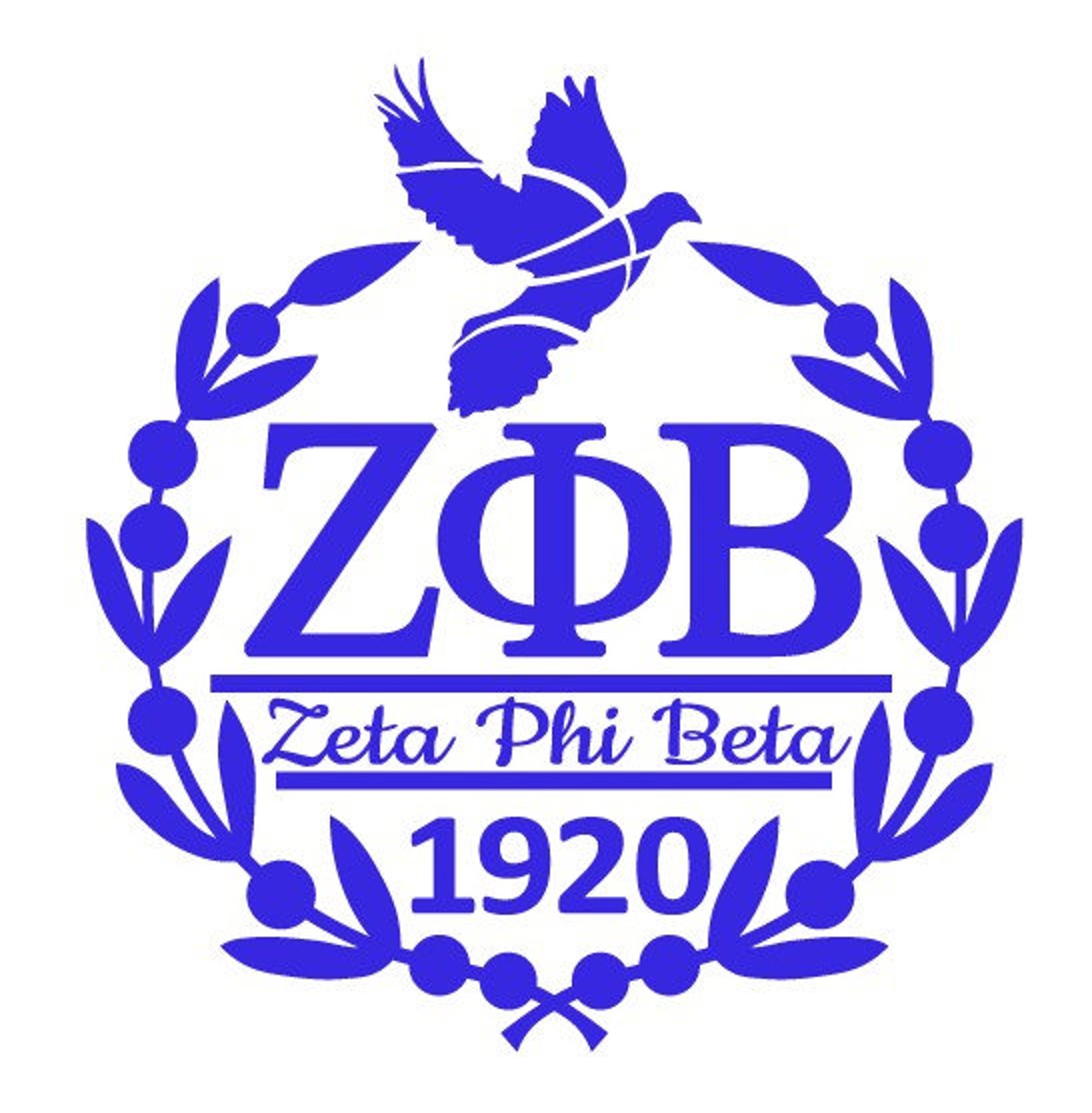 Zeta Phi Beta Shield Cut File, Silhouette Cricut, Jpeg,svg, Eps, Png ...