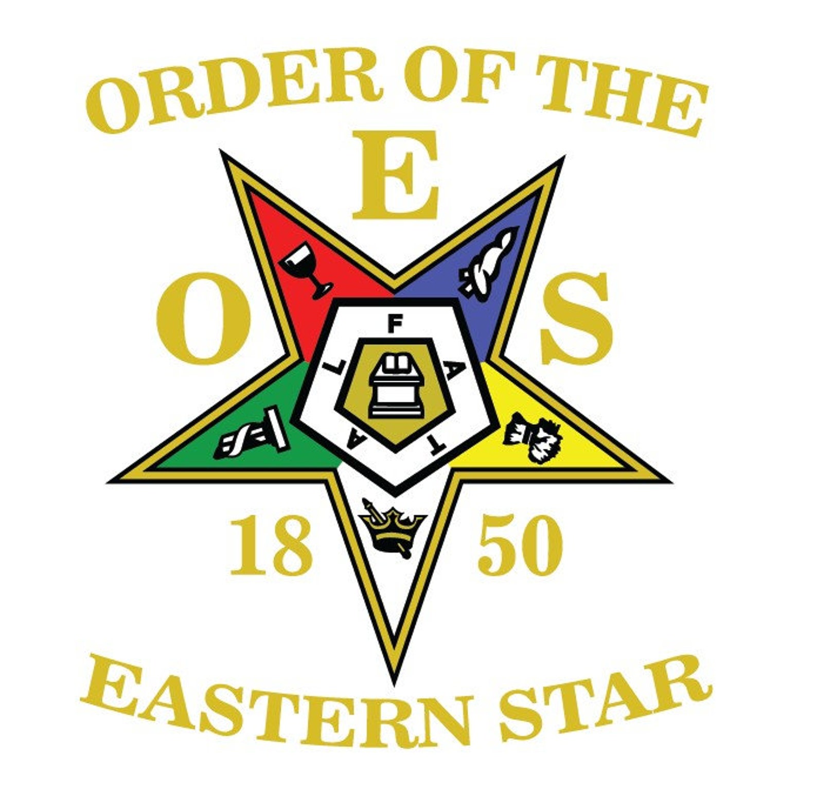 Order of the Eastern Star 1850 FATAL Cut File, Silhouette,cricut, Jpeg ...