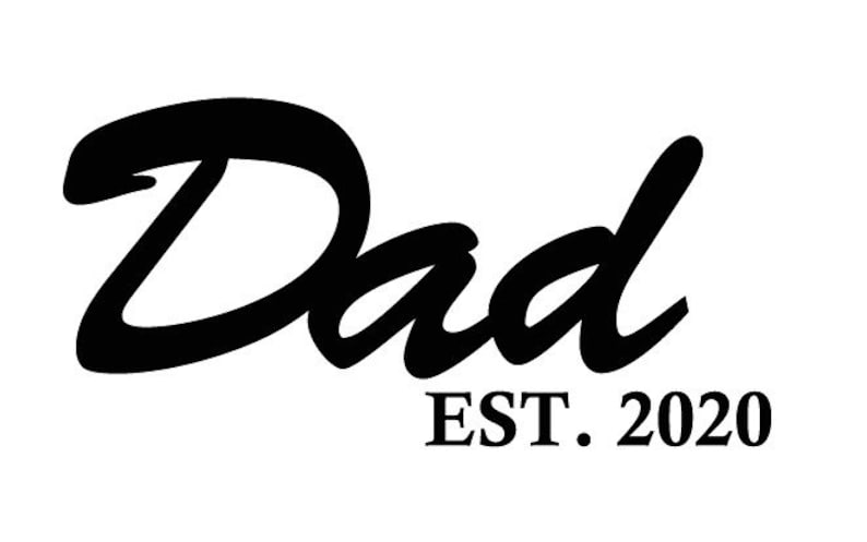 Dad Established 2020 cut File SilhouetteCricut Jpegsvg | Etsy