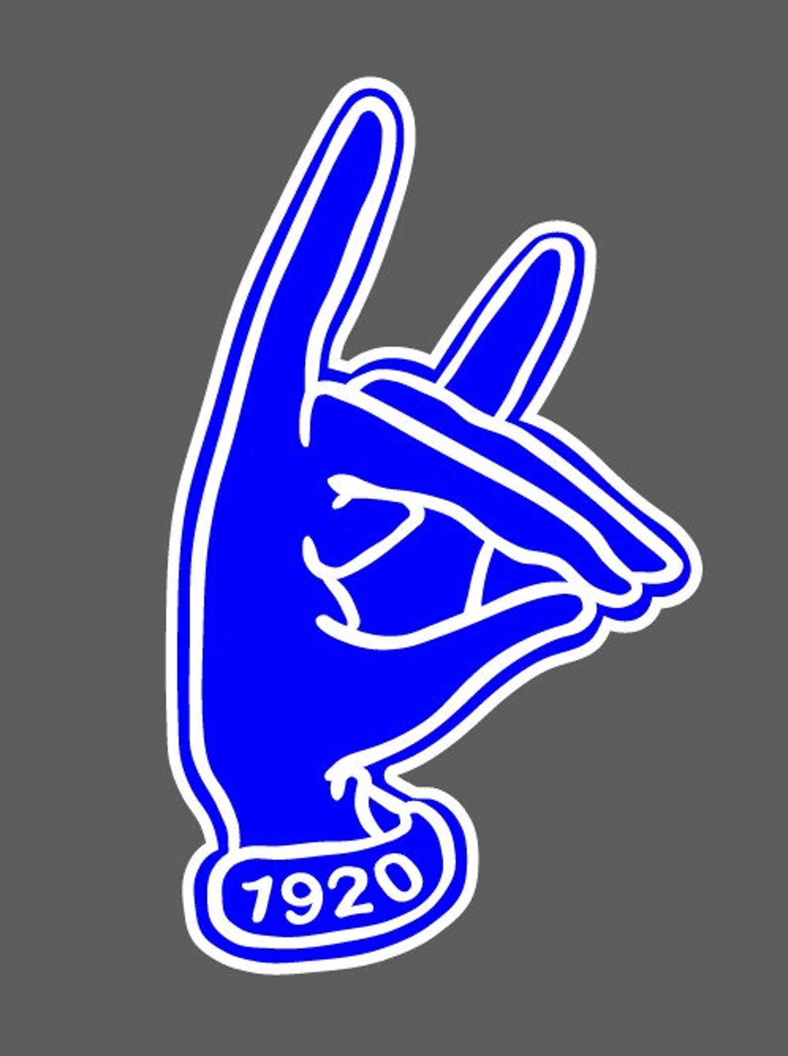 Zeta Phi Beta Hand Sign Cut File Silhouettecricut Jpeg Etsy