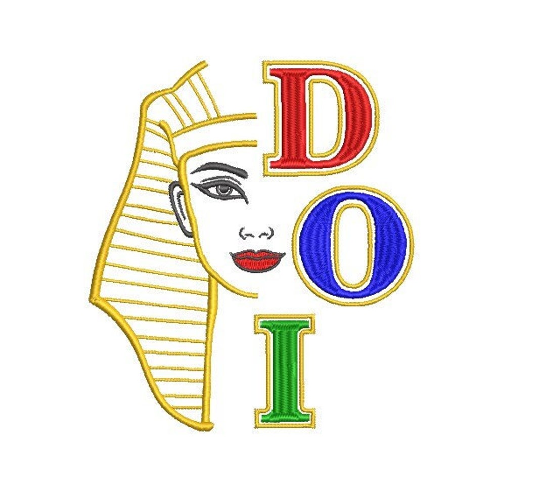 Daughters of Isis DOI Lady Machine Embroidery Design - Etsy
