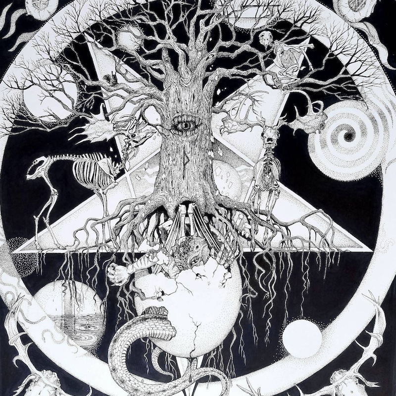 Tree of Life Serpent - Etsy