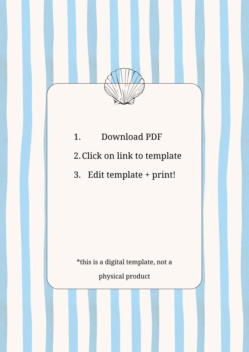 The Summer I Turned Pretty Birthday Invitation, the Summer I Turned ...