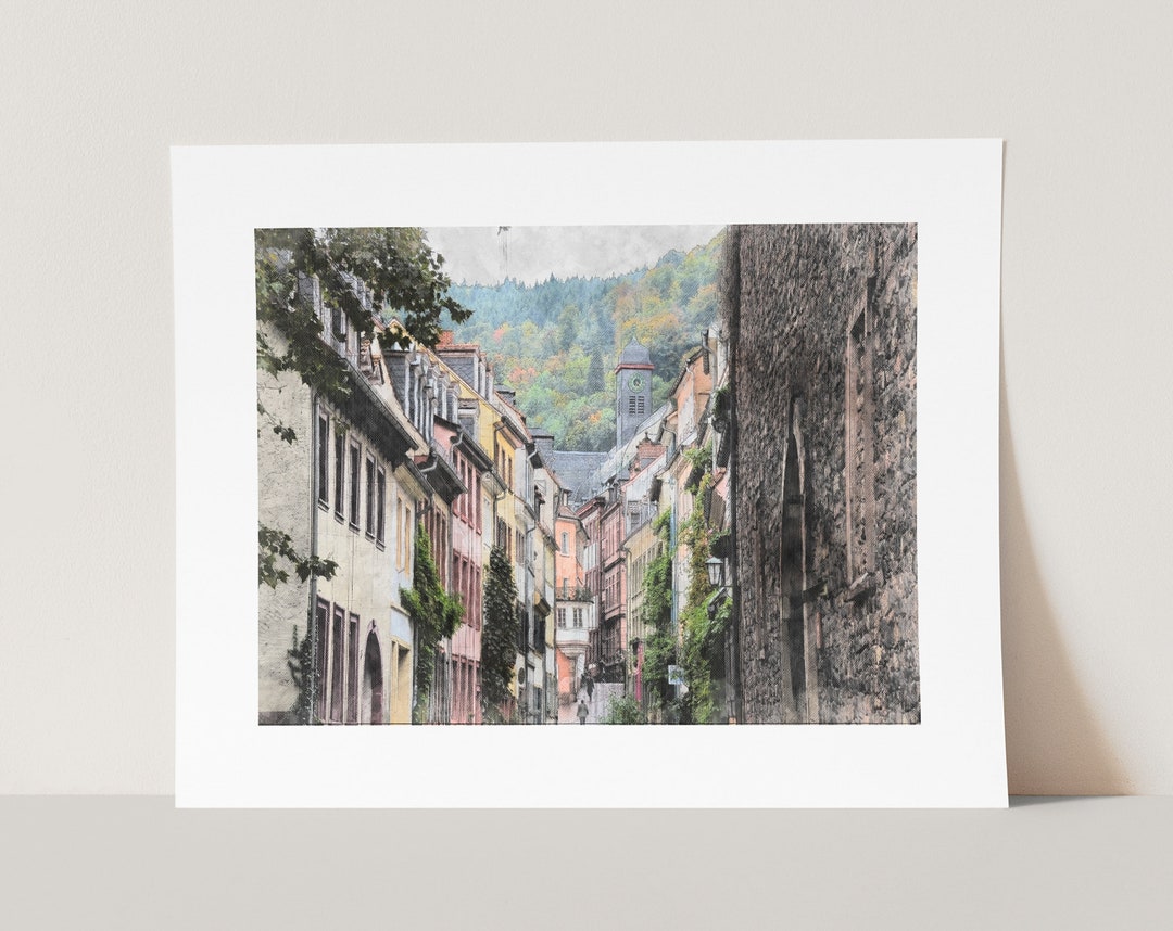 Art Print - Heidelberg, Germany - Etsy