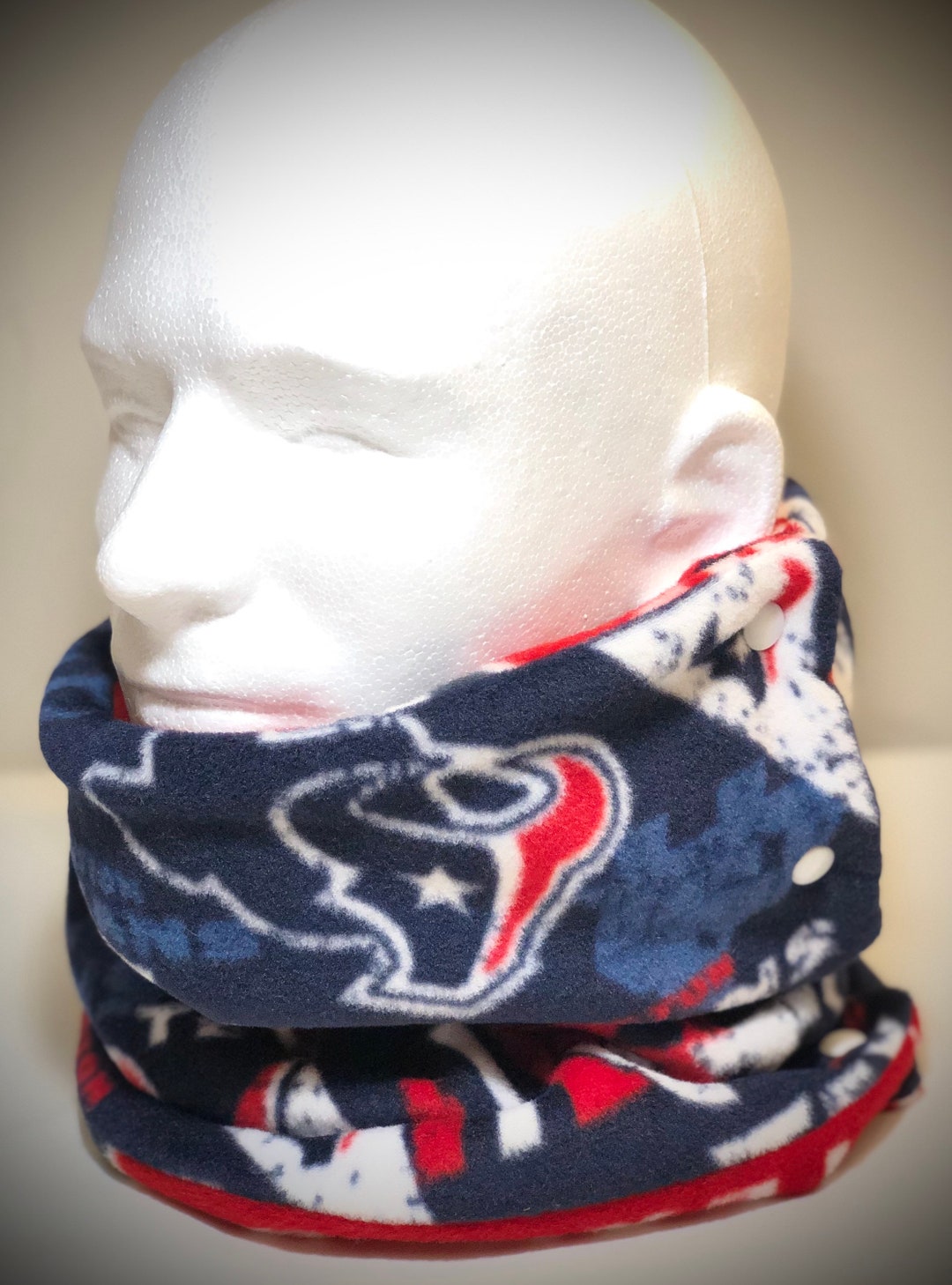 Houston Texans Reversible Fleece Neck Gaiter / Winter Scarf / Warmer ...