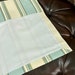 Window Valance Mint Green Striped Valance Beach Valance Light Green ...