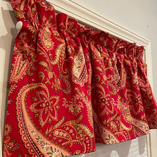 Orange Valance - Etsy