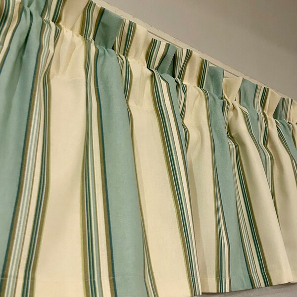 Striped Valance - Etsy