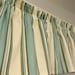Window Valance Mint Green Striped Valance Beach Valance Light Green ...