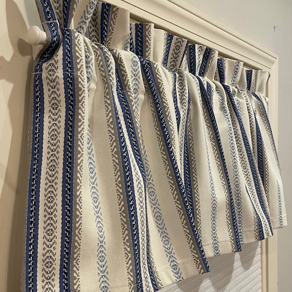 Striped Valance - Etsy