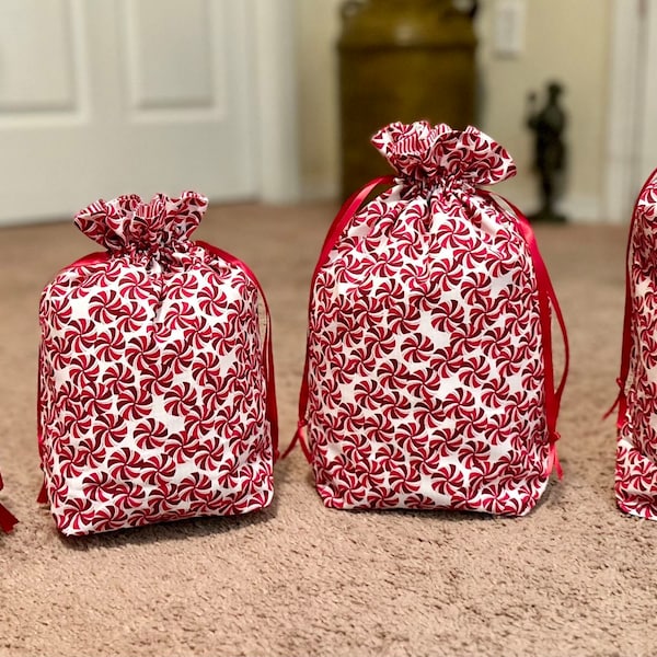 Christmas Cloth Bags - Etsy