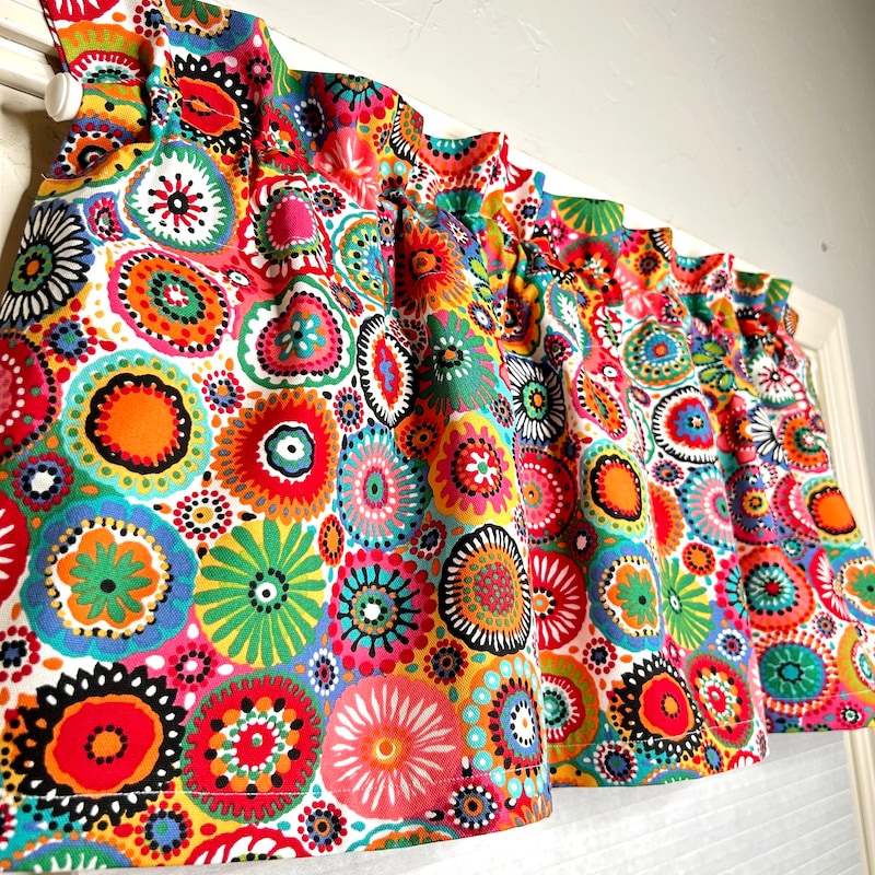 Floral Curtain Valences - Etsy