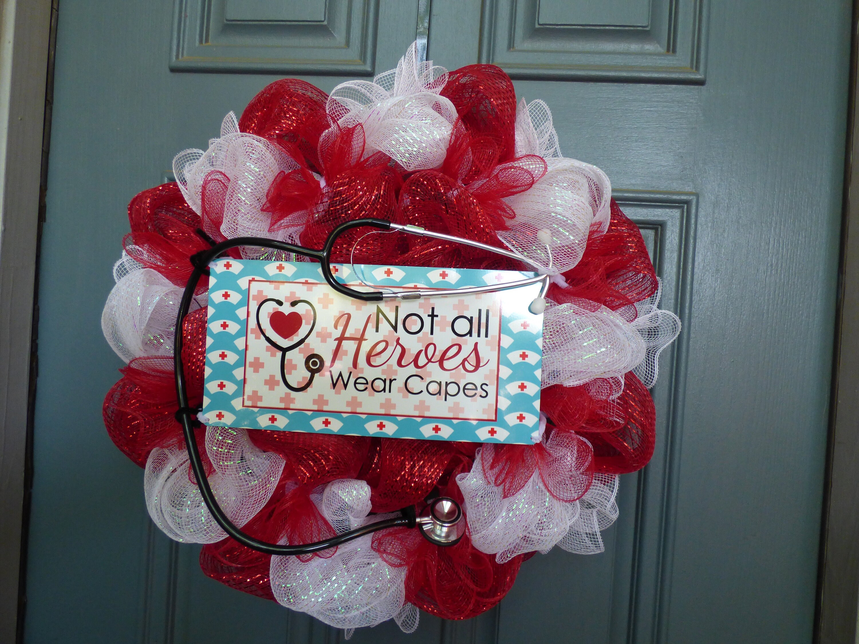 First Responder Wreath; Nurse's Wreath; Medical Responder Wreath; Hero ...