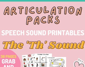 TH Sound Worksheet-sound Path /th/ Speech Therapy-articulation Games ...
