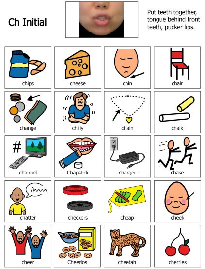 Complete 'ch' Sound Articulation Pack - Etsy