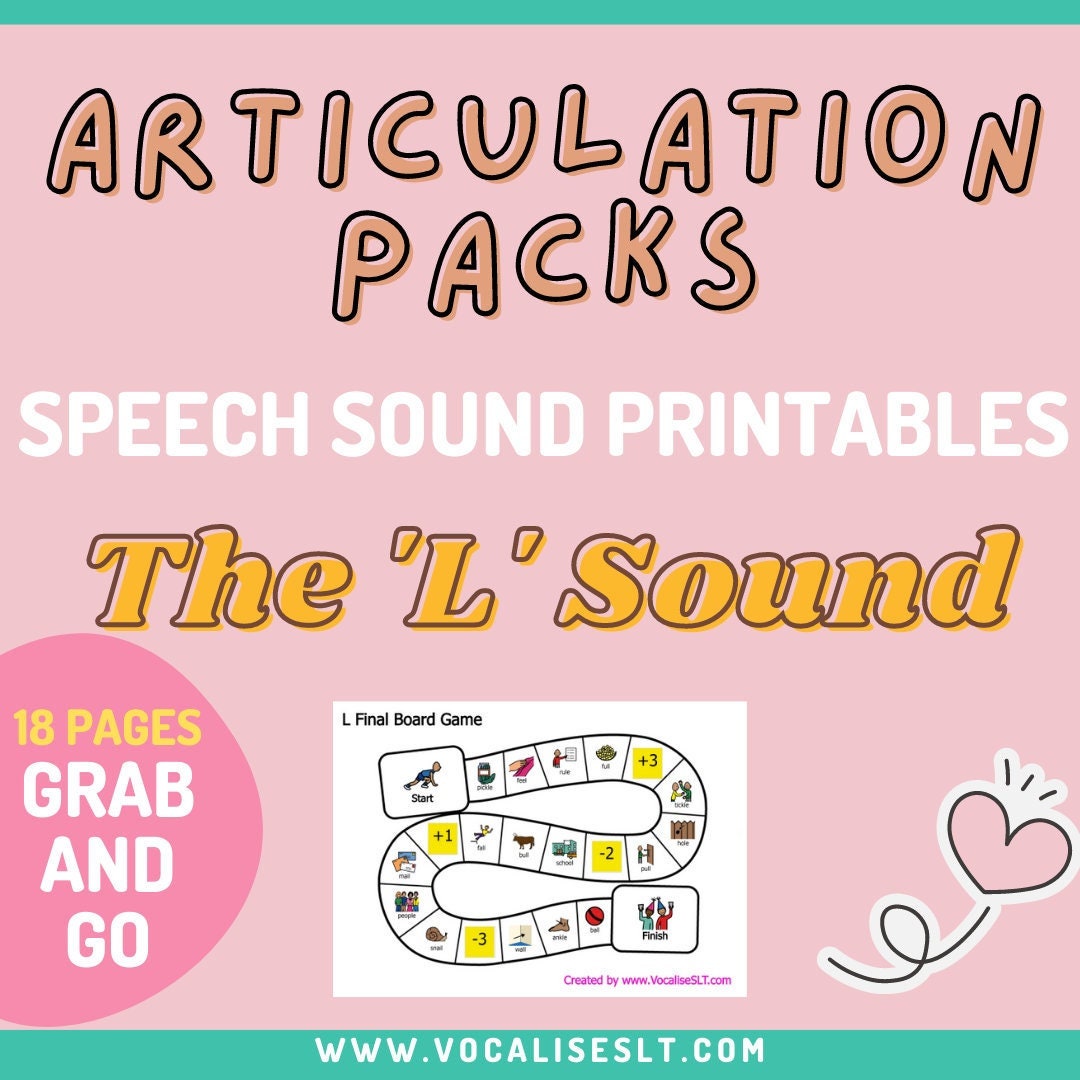 Complete 'L' Sound Articulation Pack - Etsy