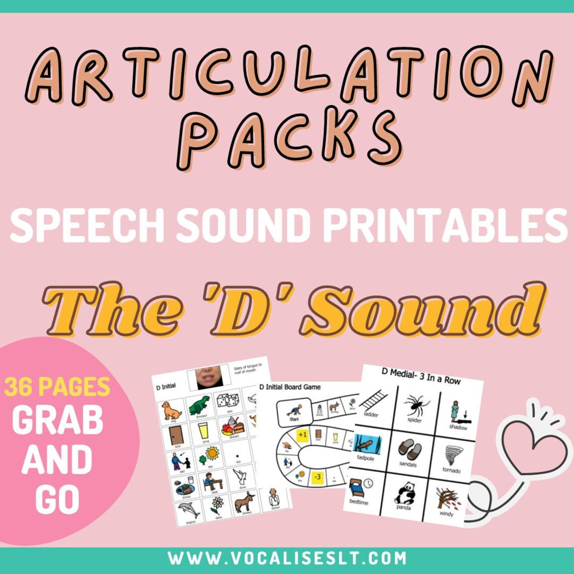 Complete 'D' Sound Articulation Pack - Etsy
