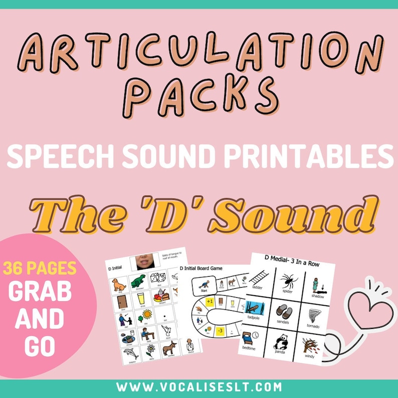 Complete 'D' Sound Articulation Pack - Etsy