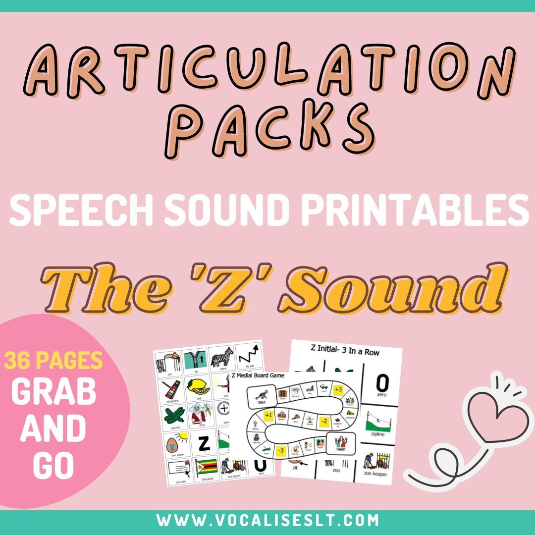 Complete 'Z' Sound Articulation Pack - Etsy