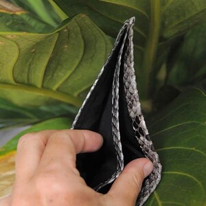 Genuine Python Skin Men Flat Wallet | Exotic Leather Money Wallet ...