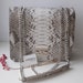 Genuine Python Skin Classy Woman Bag Designer Leather Bag - Etsy