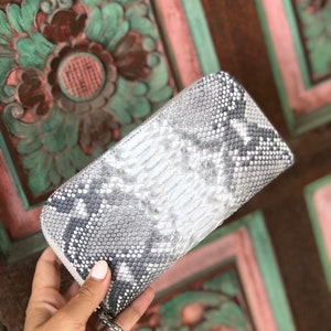 Genuine Python Skin Wallet | Money Wallet Genuine Leather Big Unisex | Python Leather Wallet ...